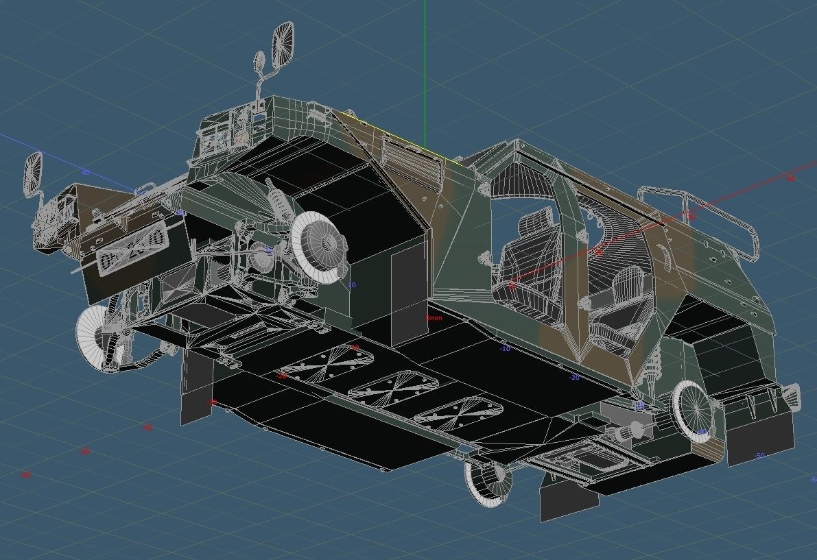 Japan Ground Self Defense Force Komatsu light armored vehicle 3D model ...