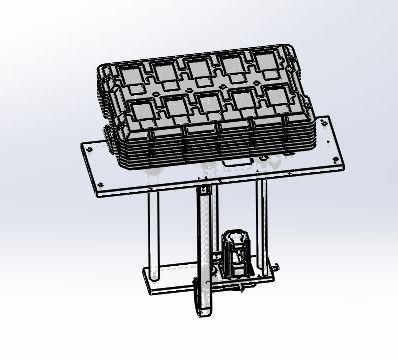 The stack-type loading mechanism 3D model | CGTrader