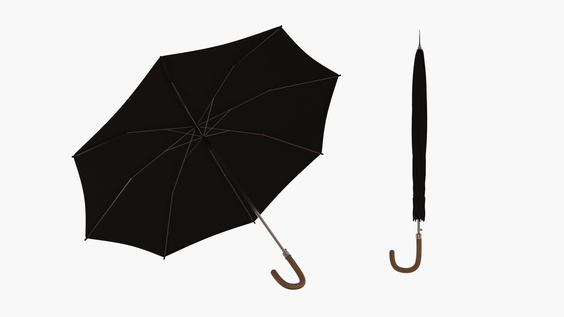 Elegant umbrella 3D model | CGTrader