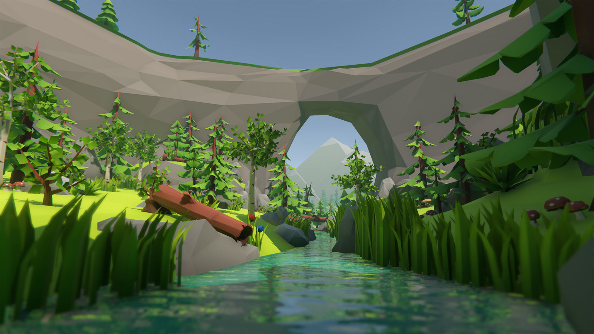 3D model Lowpoly Forest Environment Pack VR / AR / low-poly | CGTrader