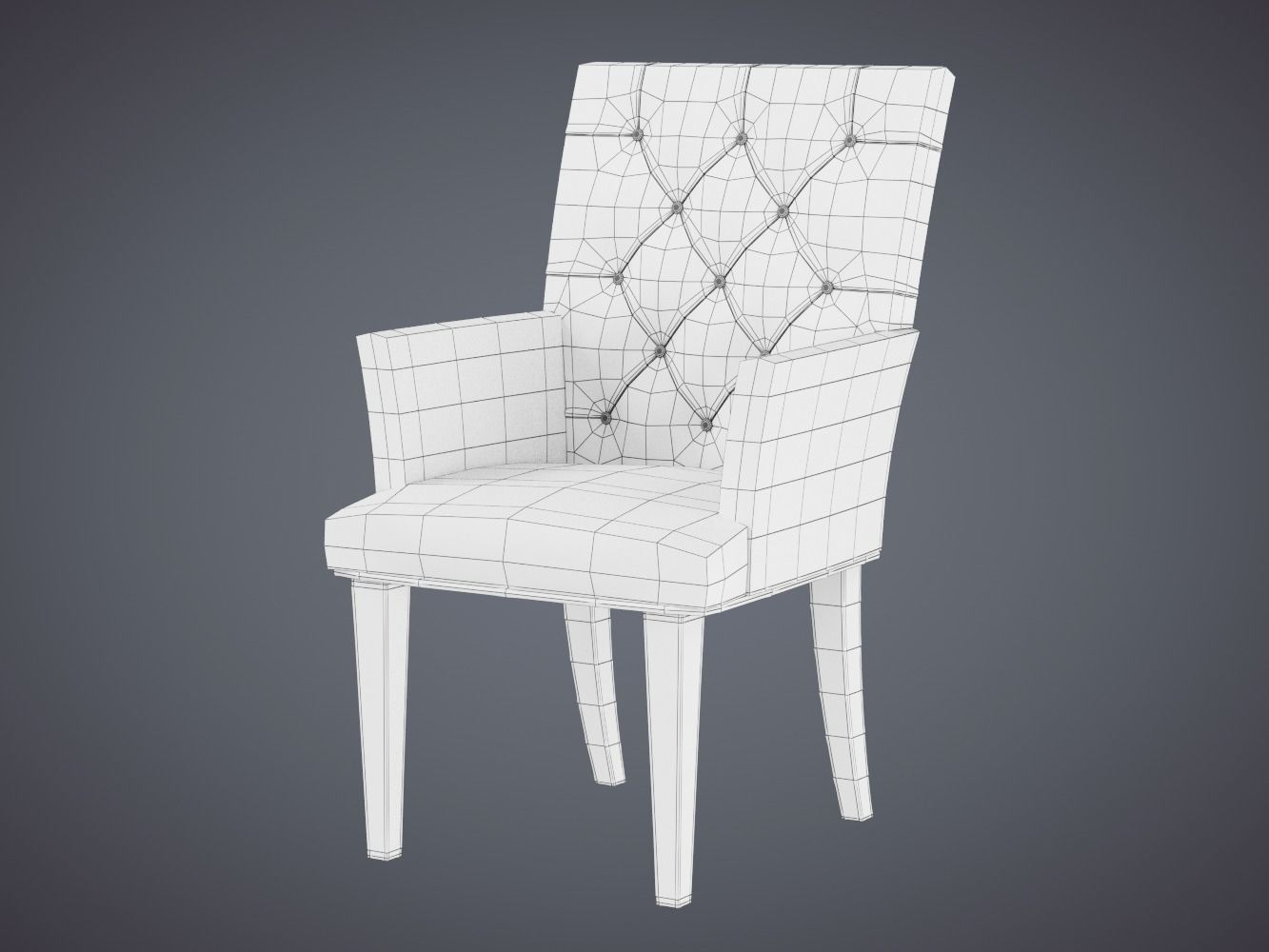 Chair Set 02 3D model | CGTrader