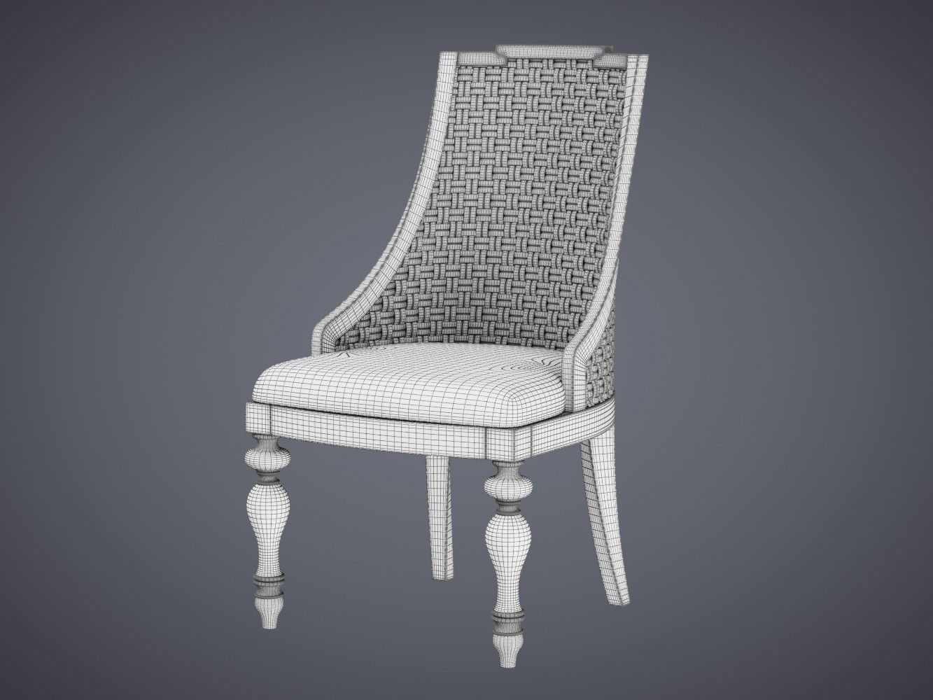 Chair Set 02 3D model | CGTrader
