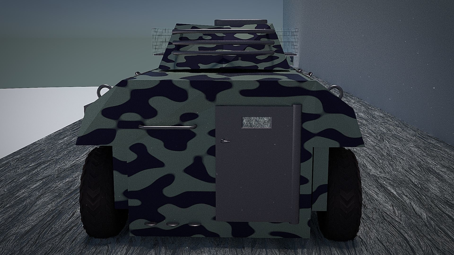 Urban AMV Armored Mortar Vehicle Urban Version 3D model | CGTrader