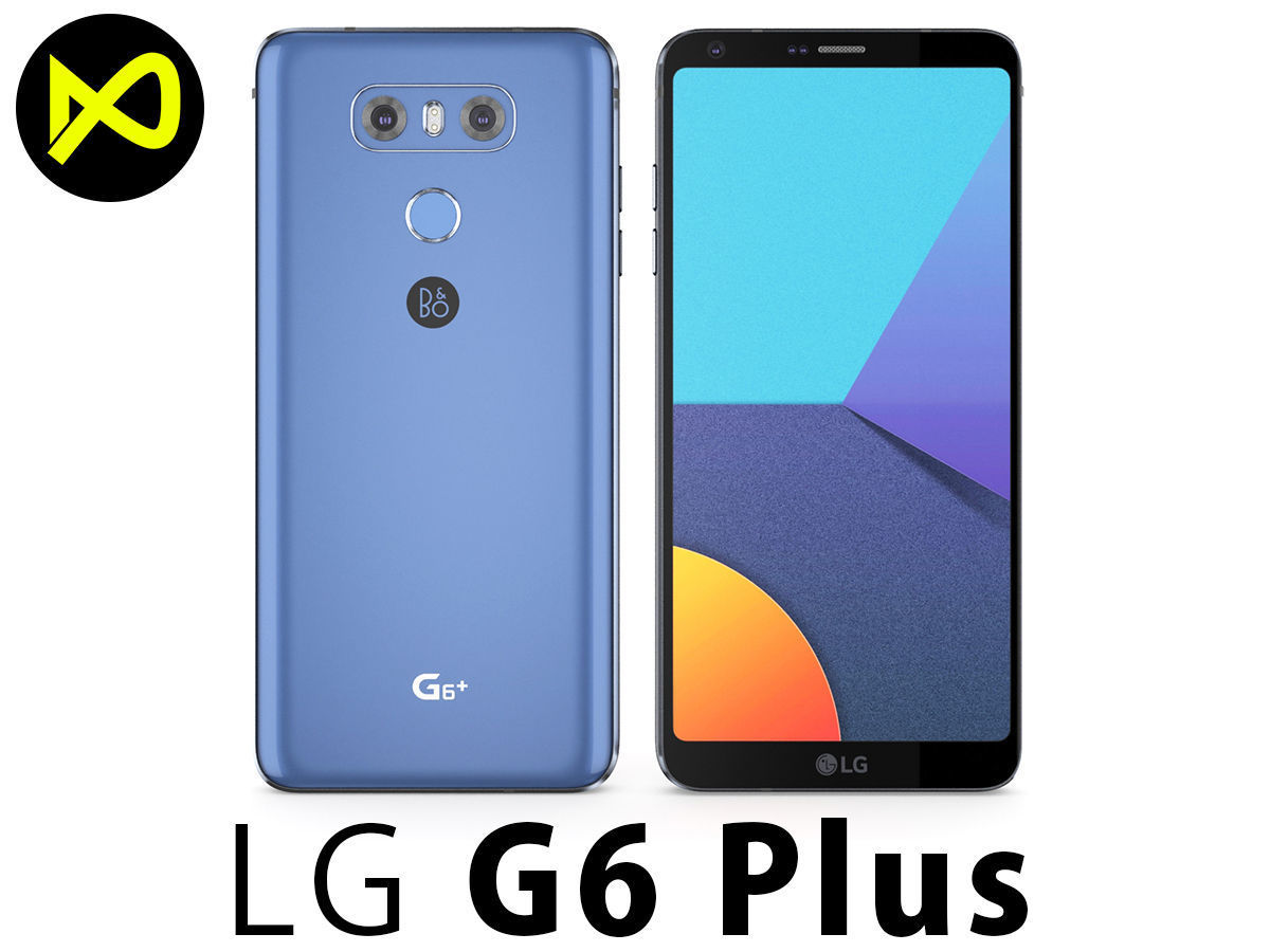 LG G6 Plus Blue 3D model | CGTrader
