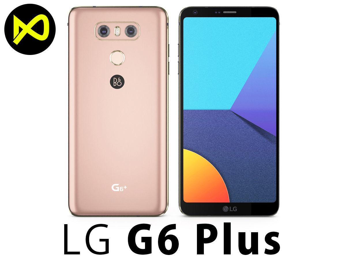 LG G6 Plus Orange 3D model | CGTrader