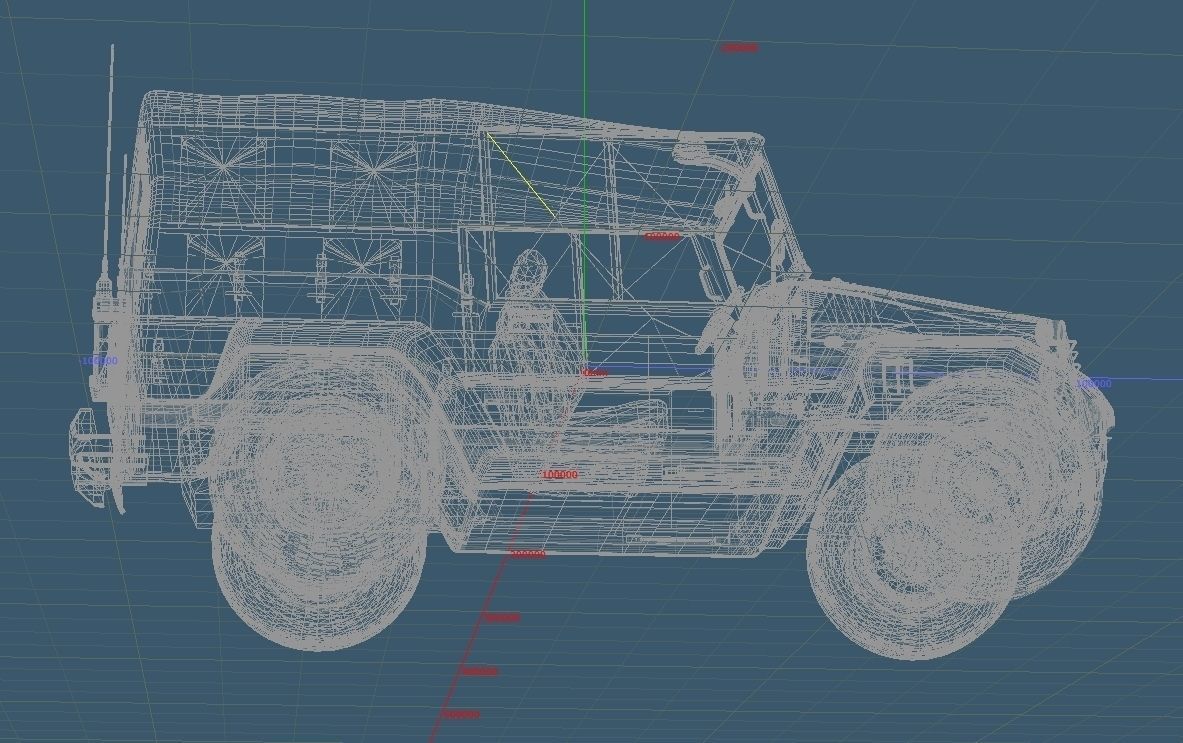 JGSDF Type-73 pickup truck early model single side update 3D model ...