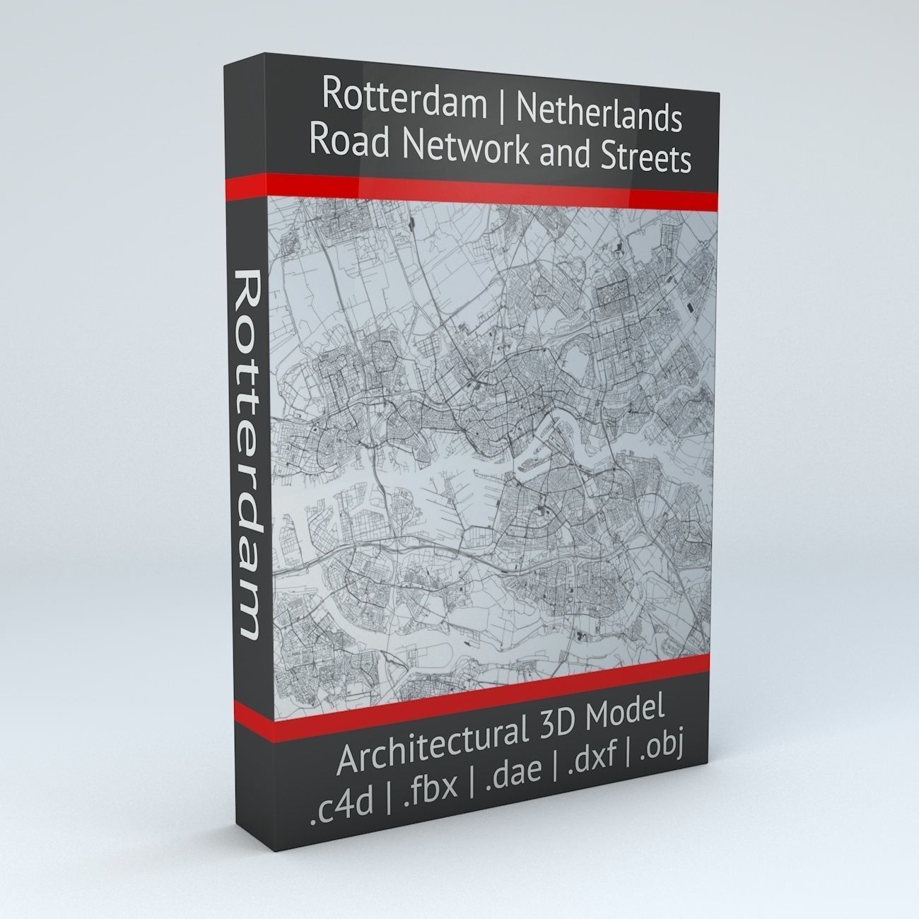 Rotterdam Road Network and Streets 3D model | CGTrader