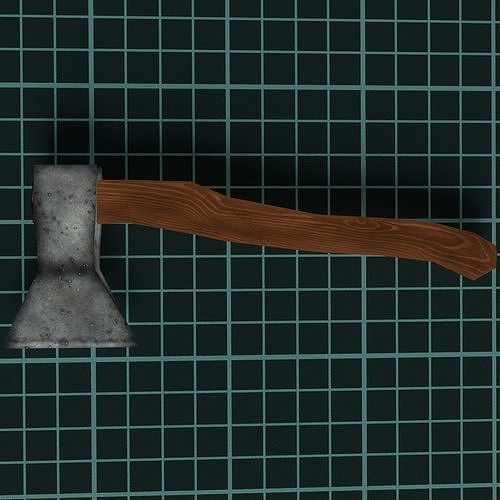 Low-poly Axe free VR / AR / low-poly 3D model | CGTrader