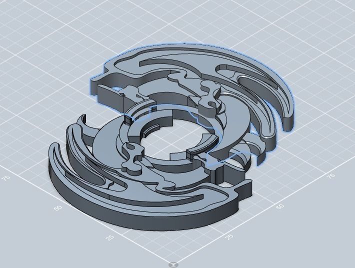 Charizard Beyblade 2x free 3D model 3D printable | CGTrader