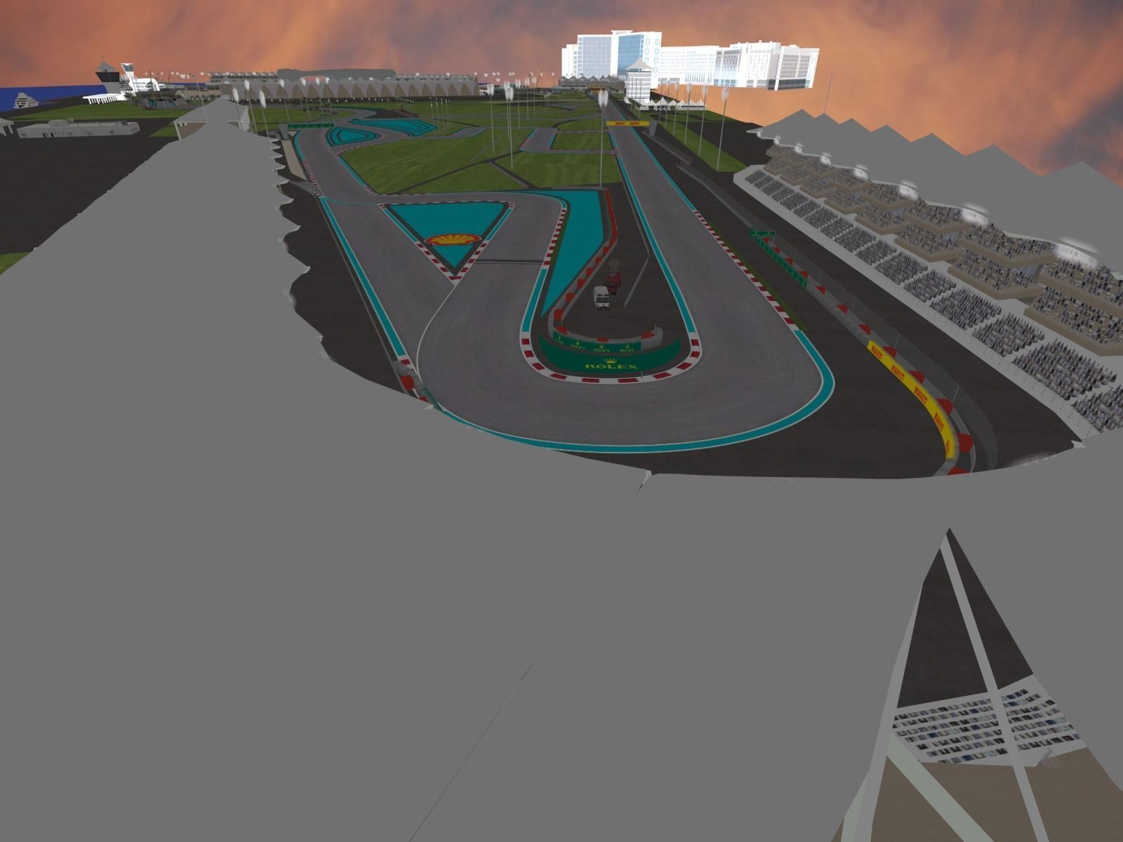 3D model Abu Dhabi Yas Marina track circuit f1 | CGTrader