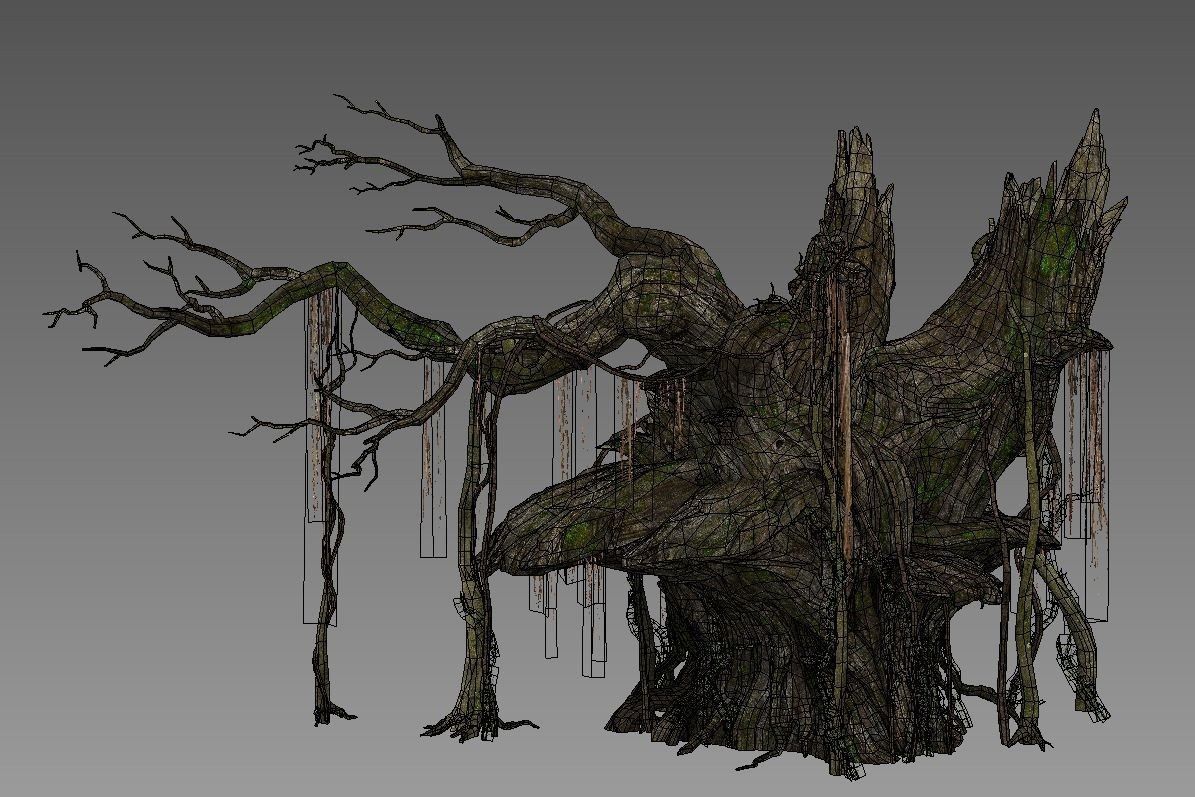 3D model Ancient Tree V19 VR / AR / low-poly | CGTrader