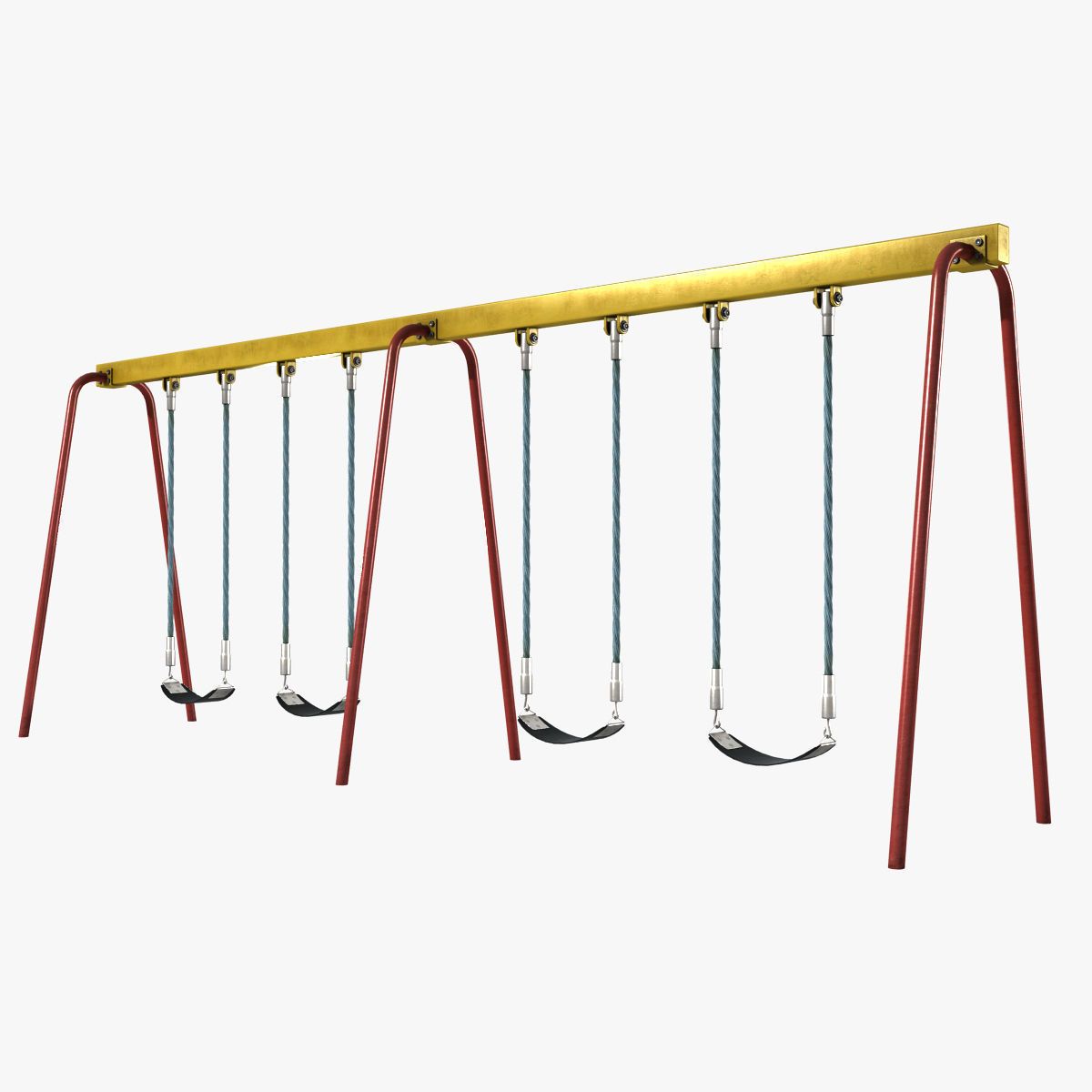 3D model Swing set with swings VR / AR / low-poly | CGTrader