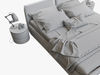 CACCARO DODO Bed 3D model | CGTrader
