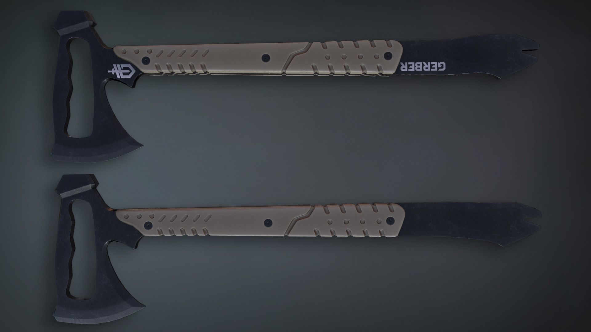 3D model Lowpoly PBR Downrange Tomahawk VR / AR / low-poly | CGTrader