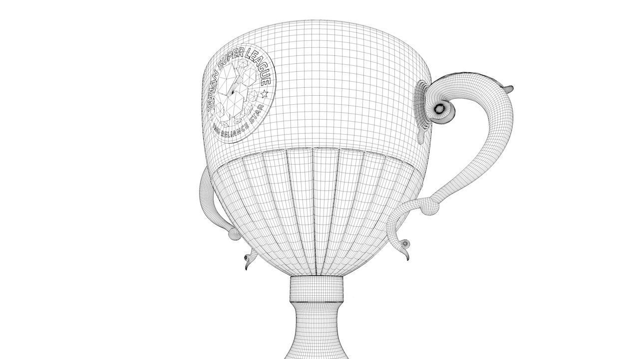 ISL football Trophy 3D model | CGTrader