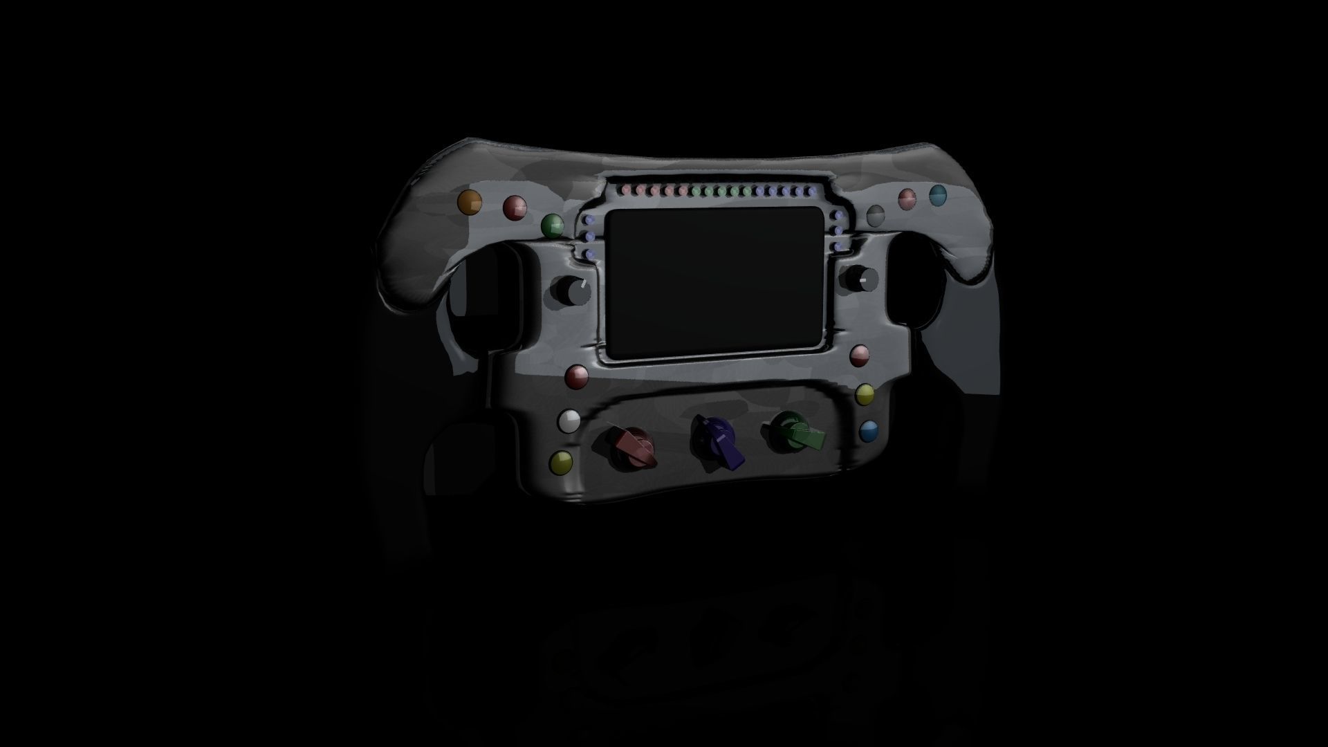 Mercedes F1 Steering Wheel 3D model 3D printable | CGTrader