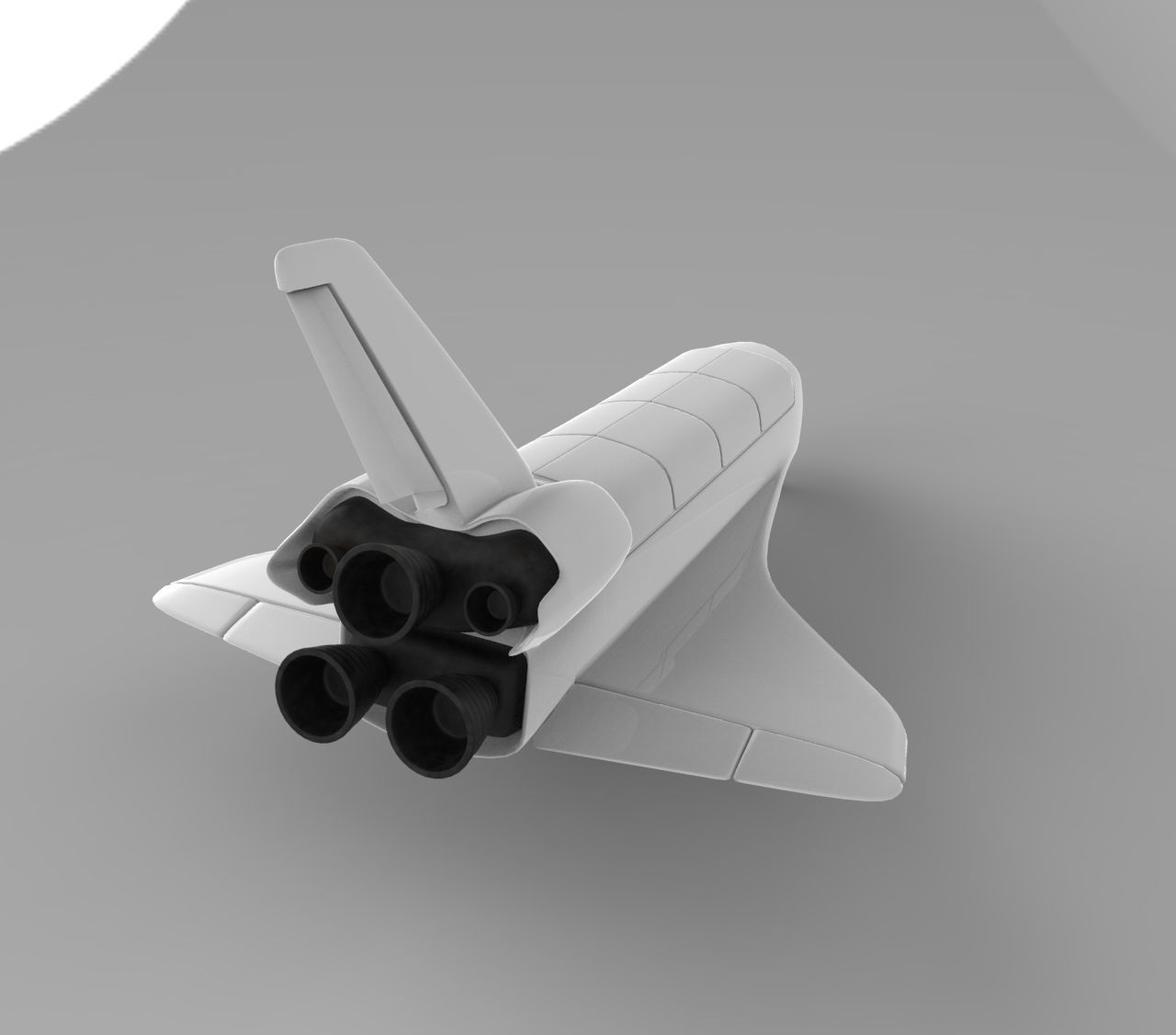 3D model space shuttle VR / AR / low-poly | CGTrader