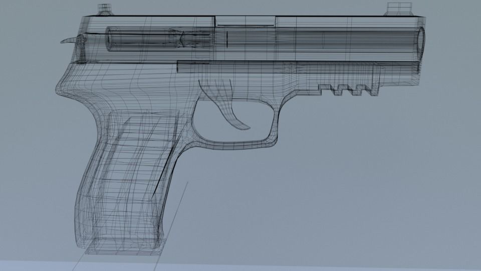 3D model 9mm Pistol VR / AR / low-poly | CGTrader