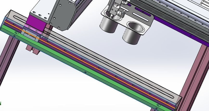 three-axis screw rod module 3D model | CGTrader