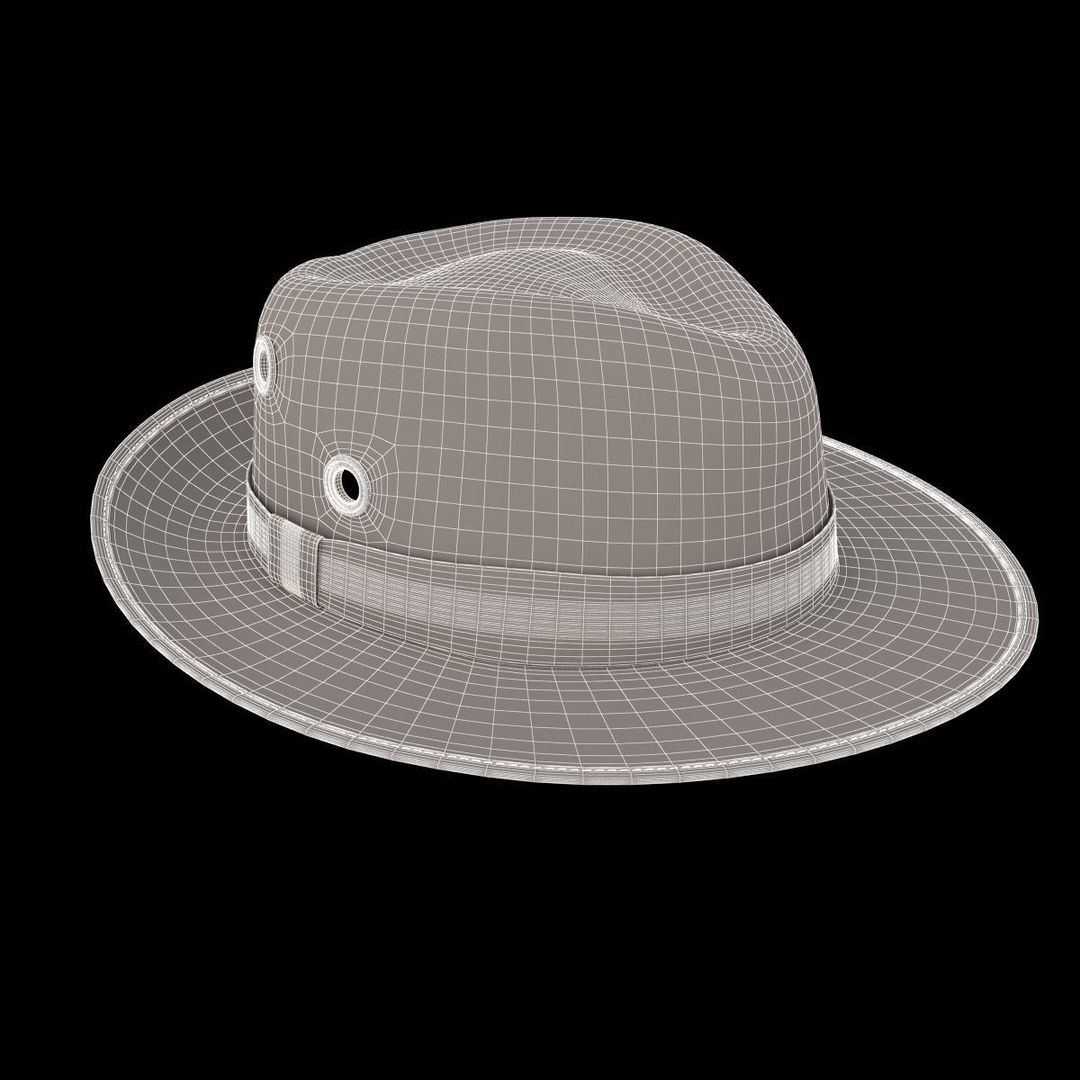 Fedora Hat Isolated 3D model | CGTrader