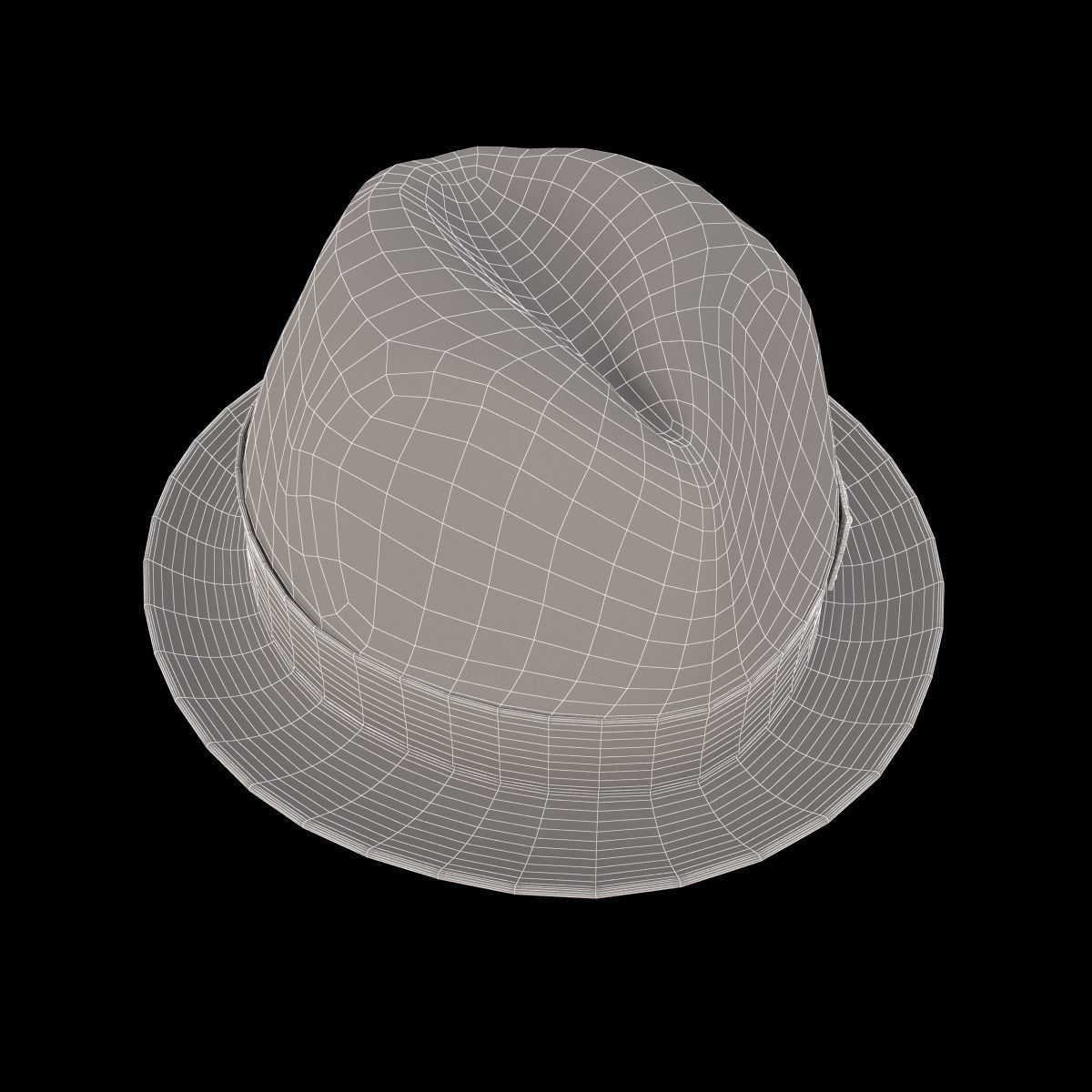 Women Fedora Hat 3D model | CGTrader