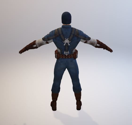 Captain America free 3D model | CGTrader