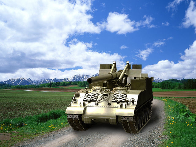 Tank 155mm GMC M40 or 8inch Howitzer Motor Carriage M43 3D model | CGTrader