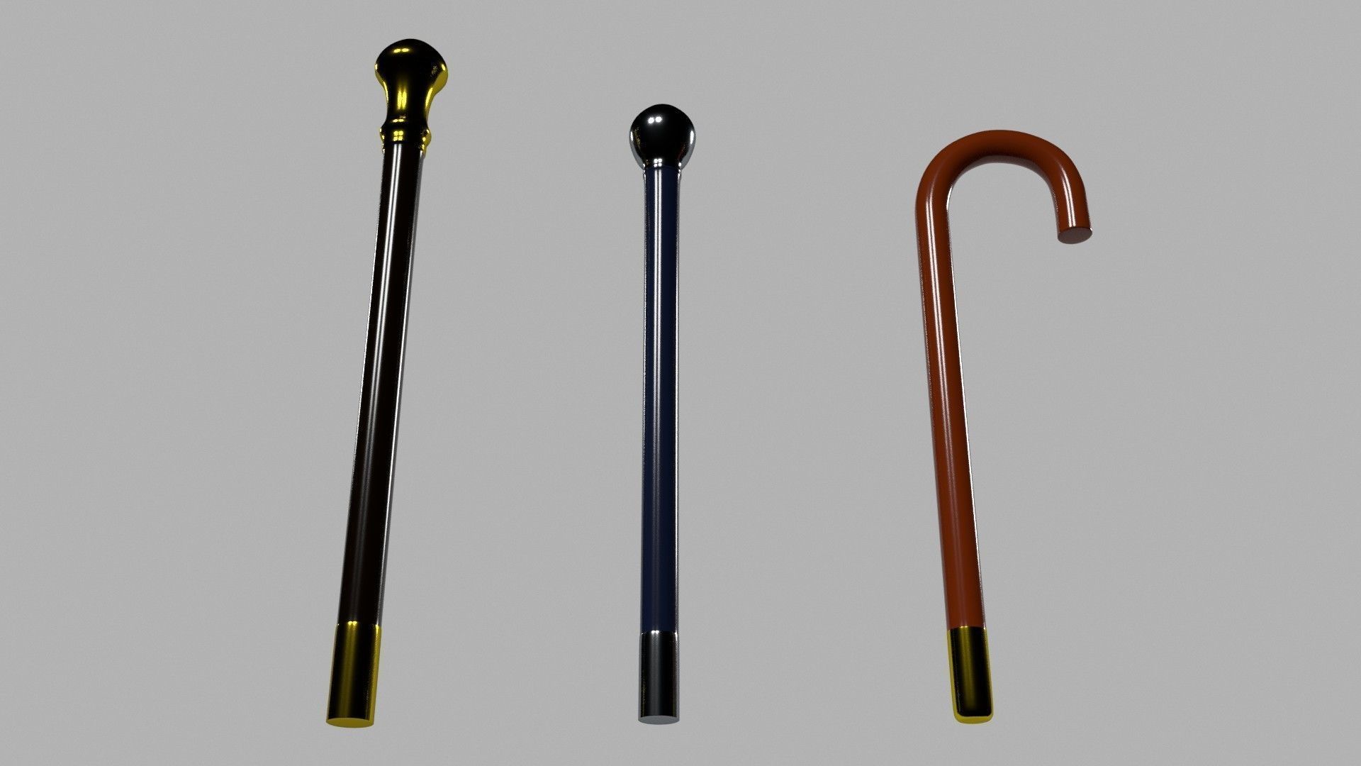 Canes 3D model | CGTrader