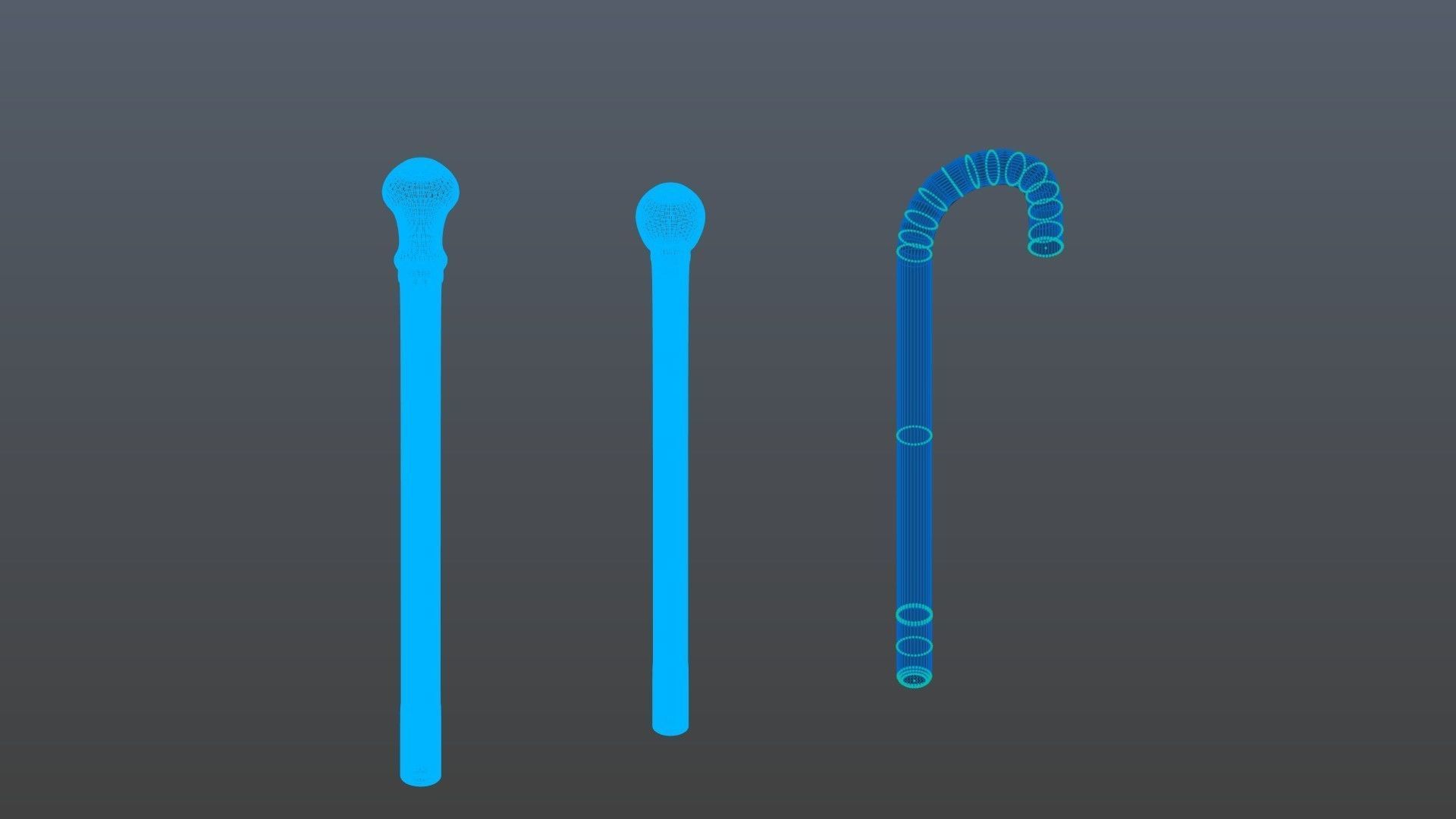 Canes 3D model | CGTrader