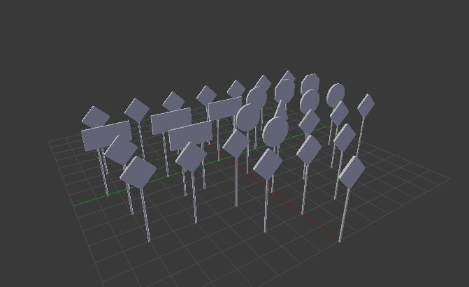 Street signs - Traffic signs 3D model | CGTrader