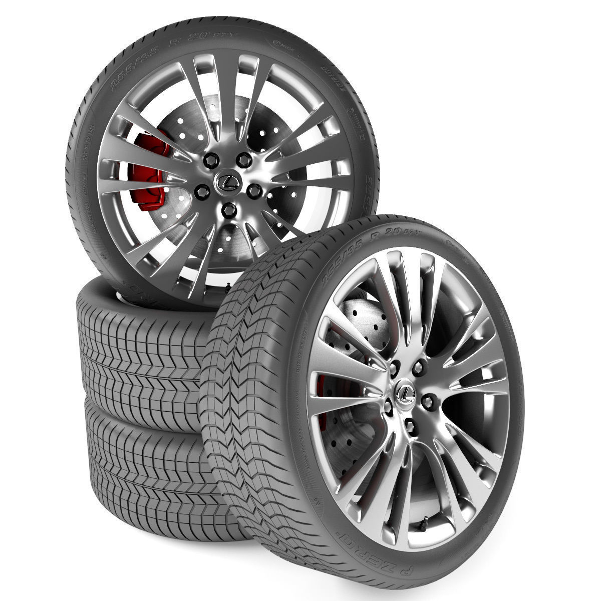 Lexus RX 450h Wheel 3D model | CGTrader
