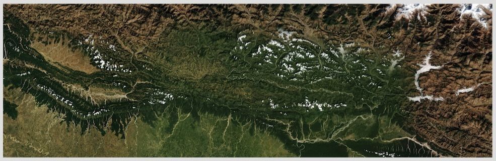 Himalaya Mountains Greater Mount Everest Area Texture Only 3D model ...