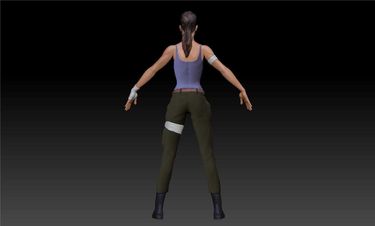 3D model Tomb Raider 2018 3d model Alicia Vikander as Lara Croft VR ...