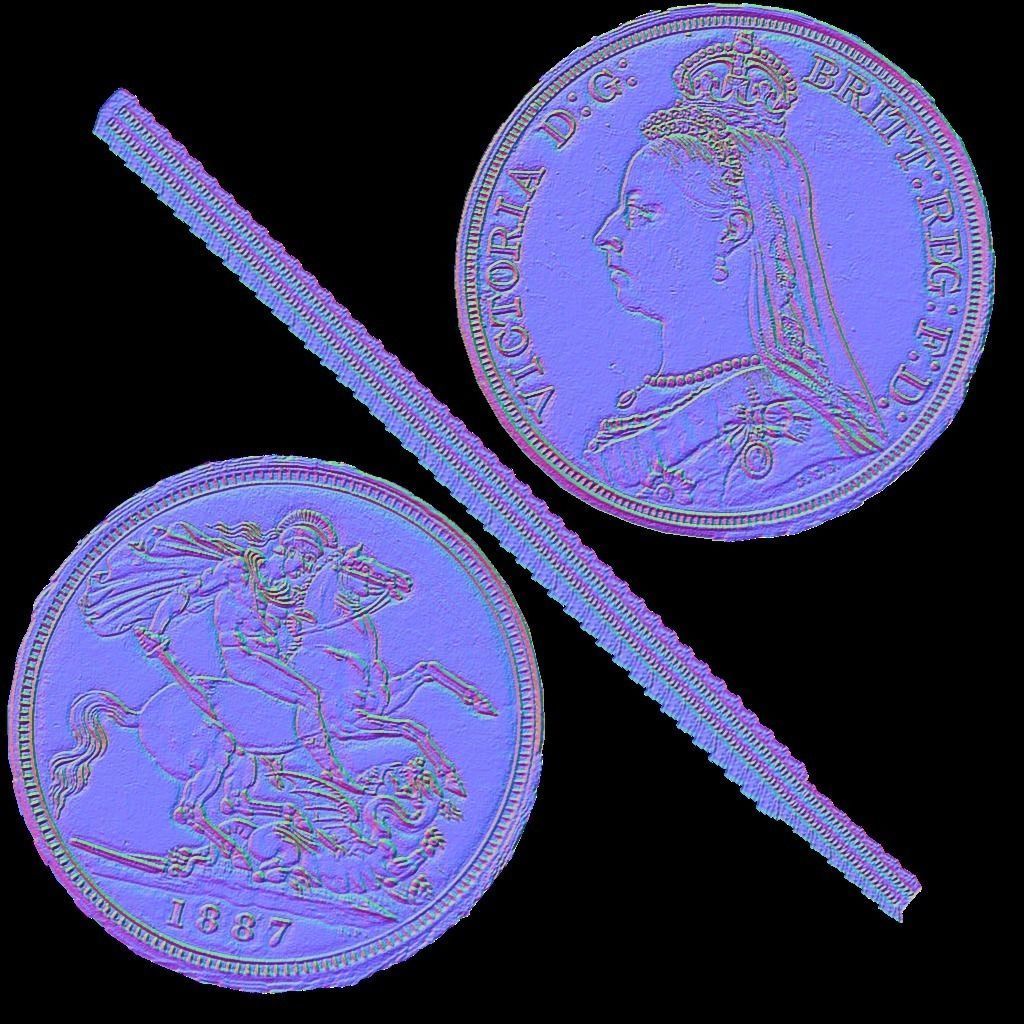3D model Queen Victoria coin VR / AR / low-poly | CGTrader