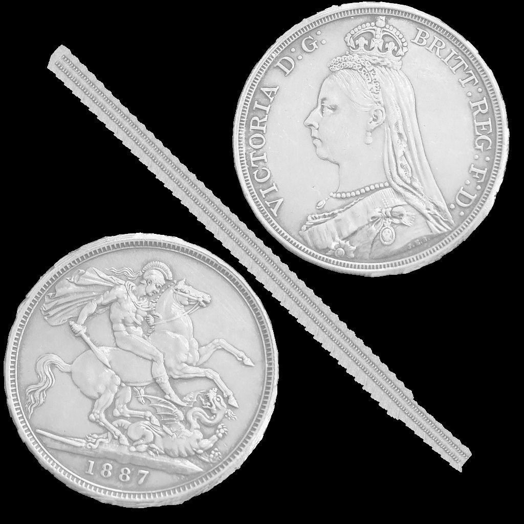 3D model Queen Victoria coin VR / AR / low-poly | CGTrader