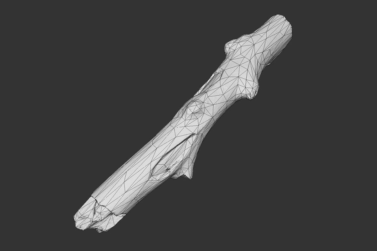 3D model Stick Piece VR / AR / low-poly | CGTrader