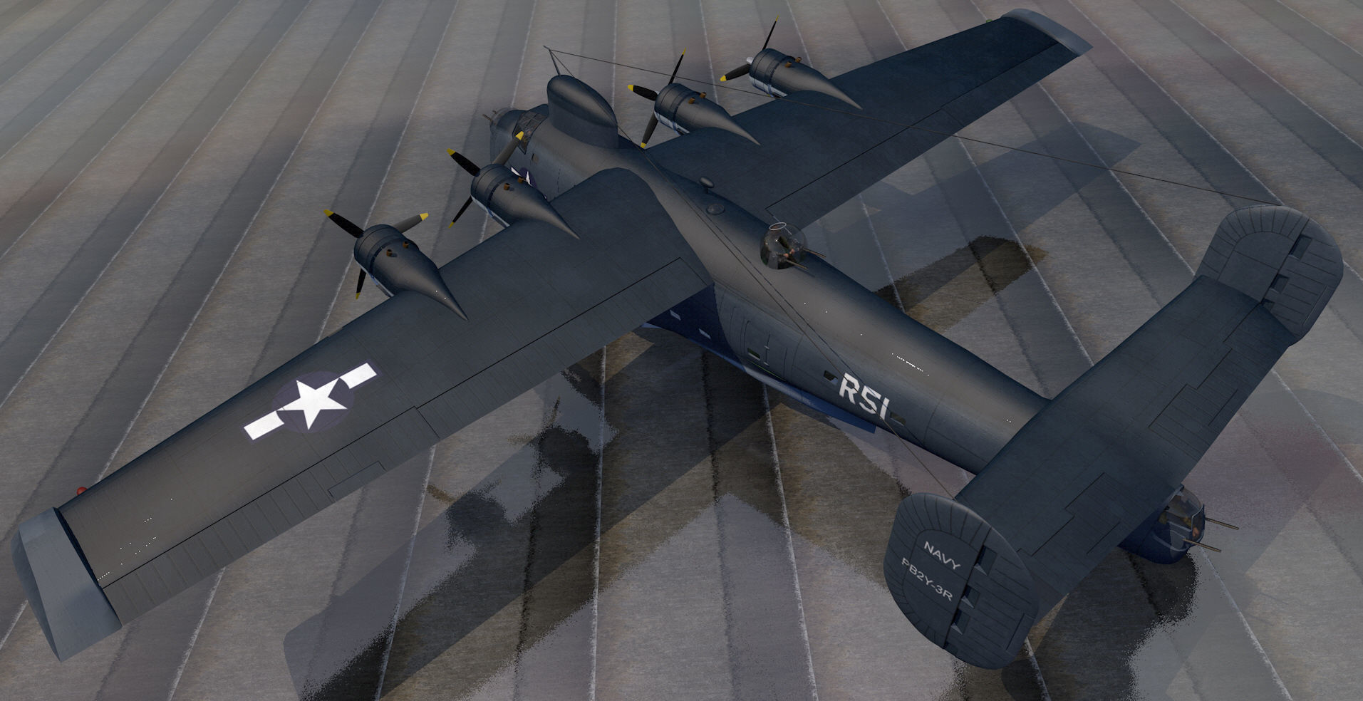 Consolidated PB2Y-3 Coronado 3D model | CGTrader