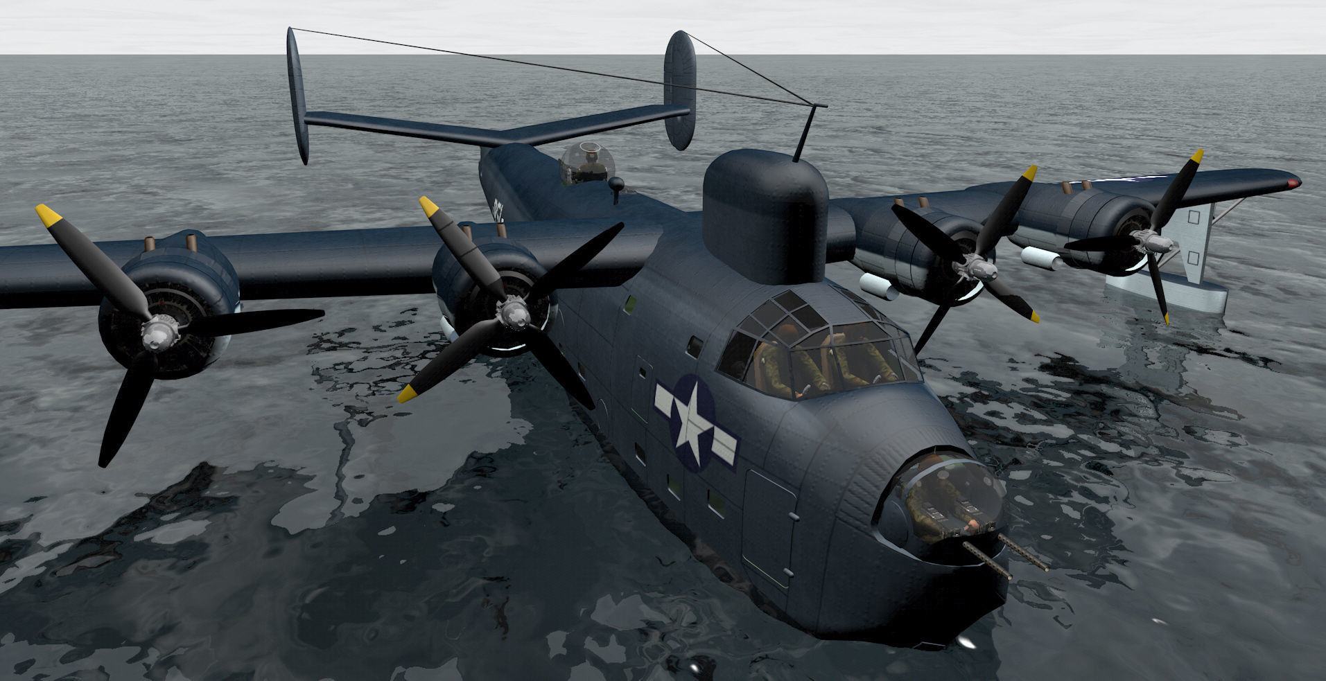 Consolidated PB2Y-3 Coronado 3D model | CGTrader