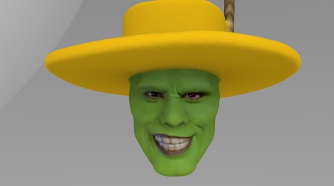 The Mask head Jim Carrey 3D model | CGTrader