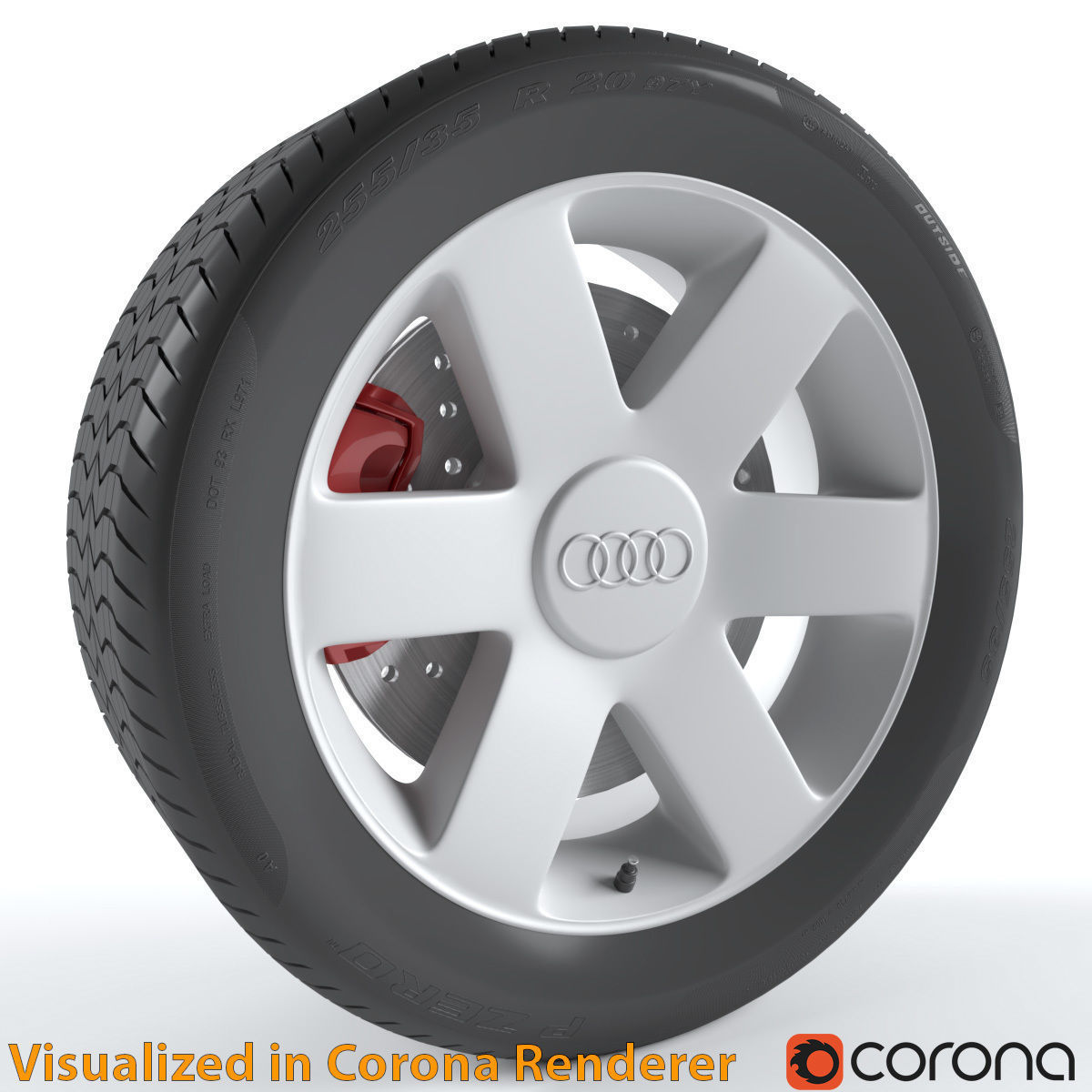 Audi A2 Wheel 3D model | CGTrader