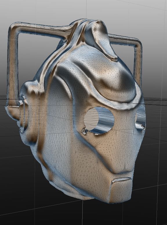 Cyberman Head Sculpted free 3D Model 3D printable STL - CGTrader.com
