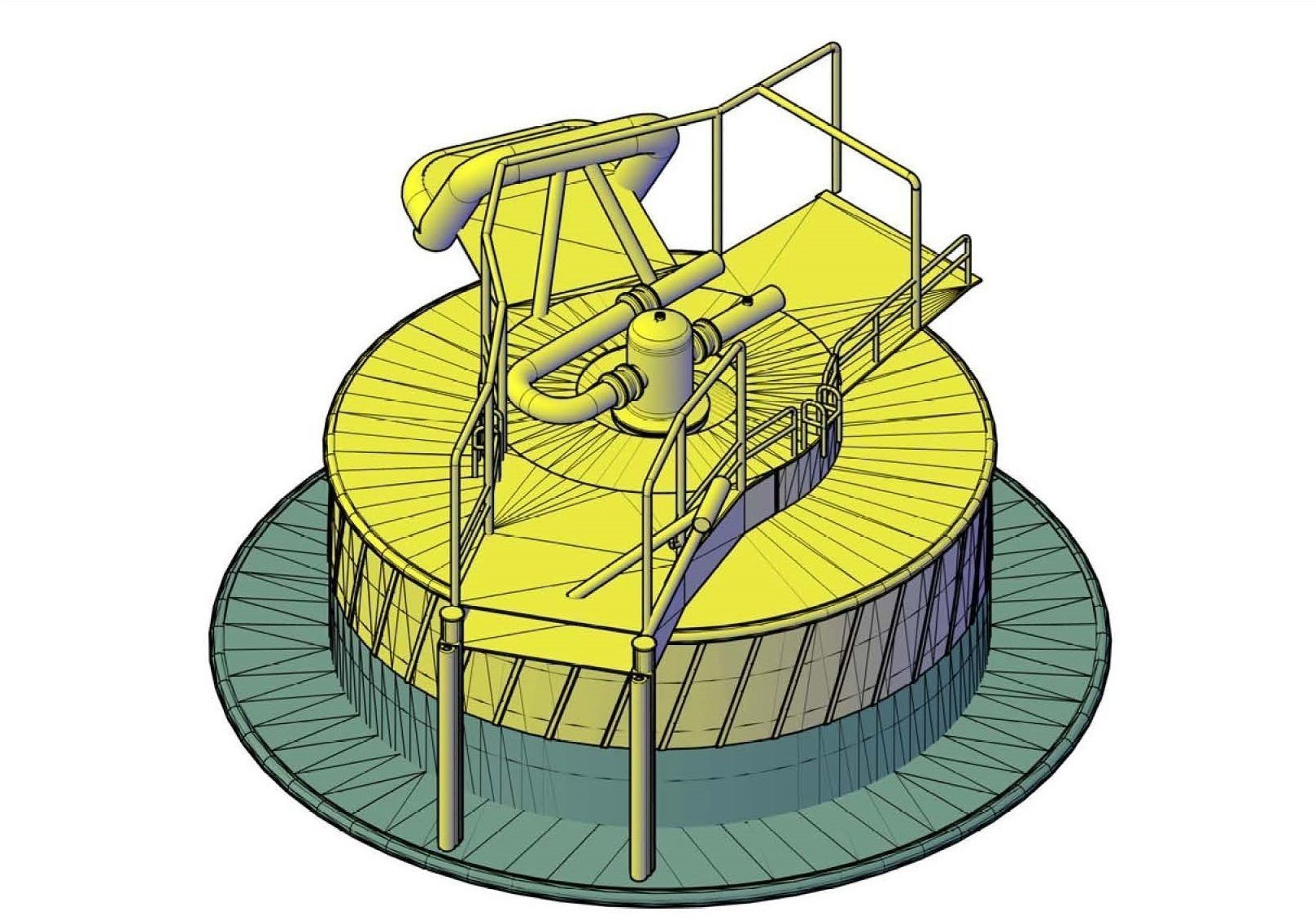 Calm Buoy-Single Point Mooring 3D model 3D printable | CGTrader