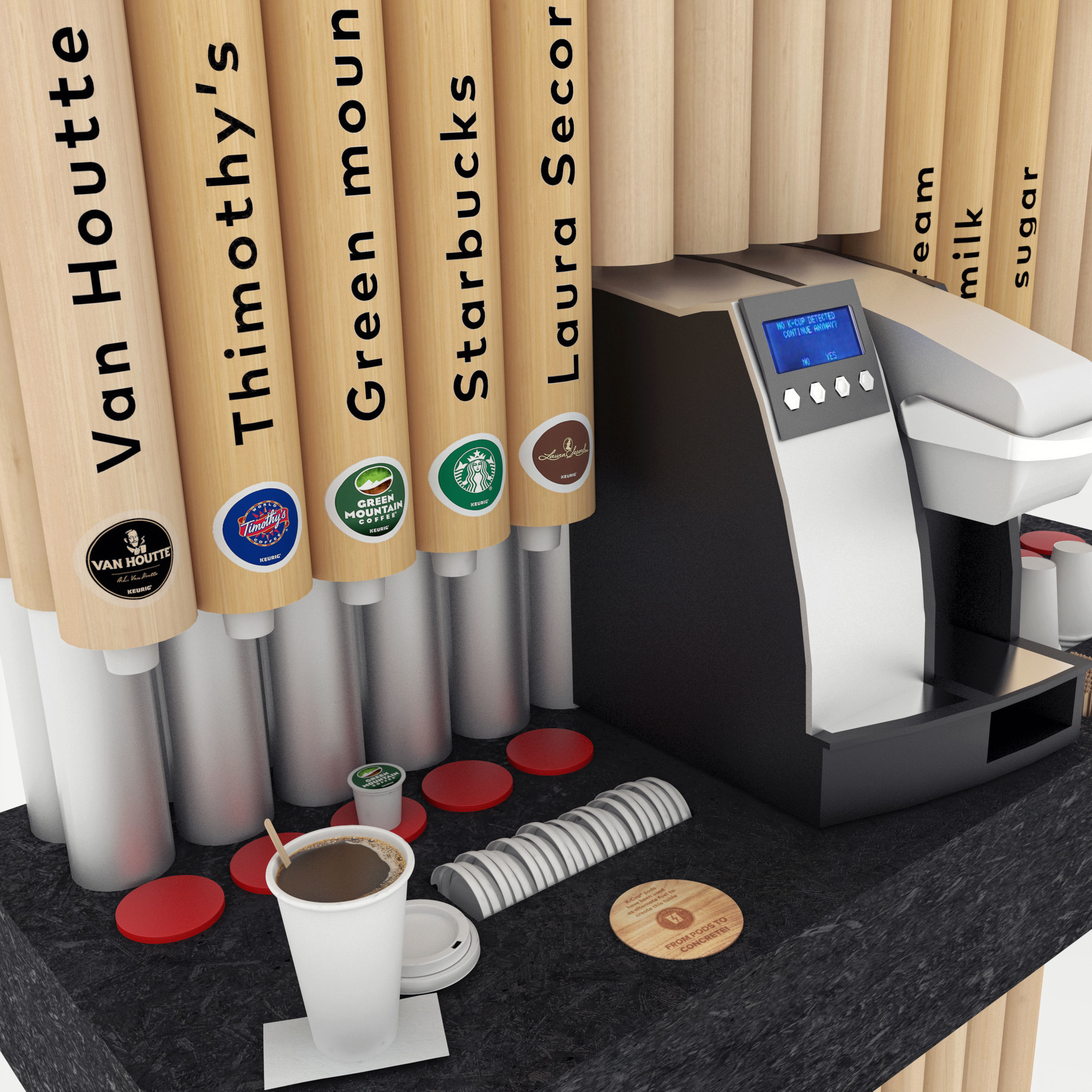 Keurig Pod Stop 2 3D model | CGTrader