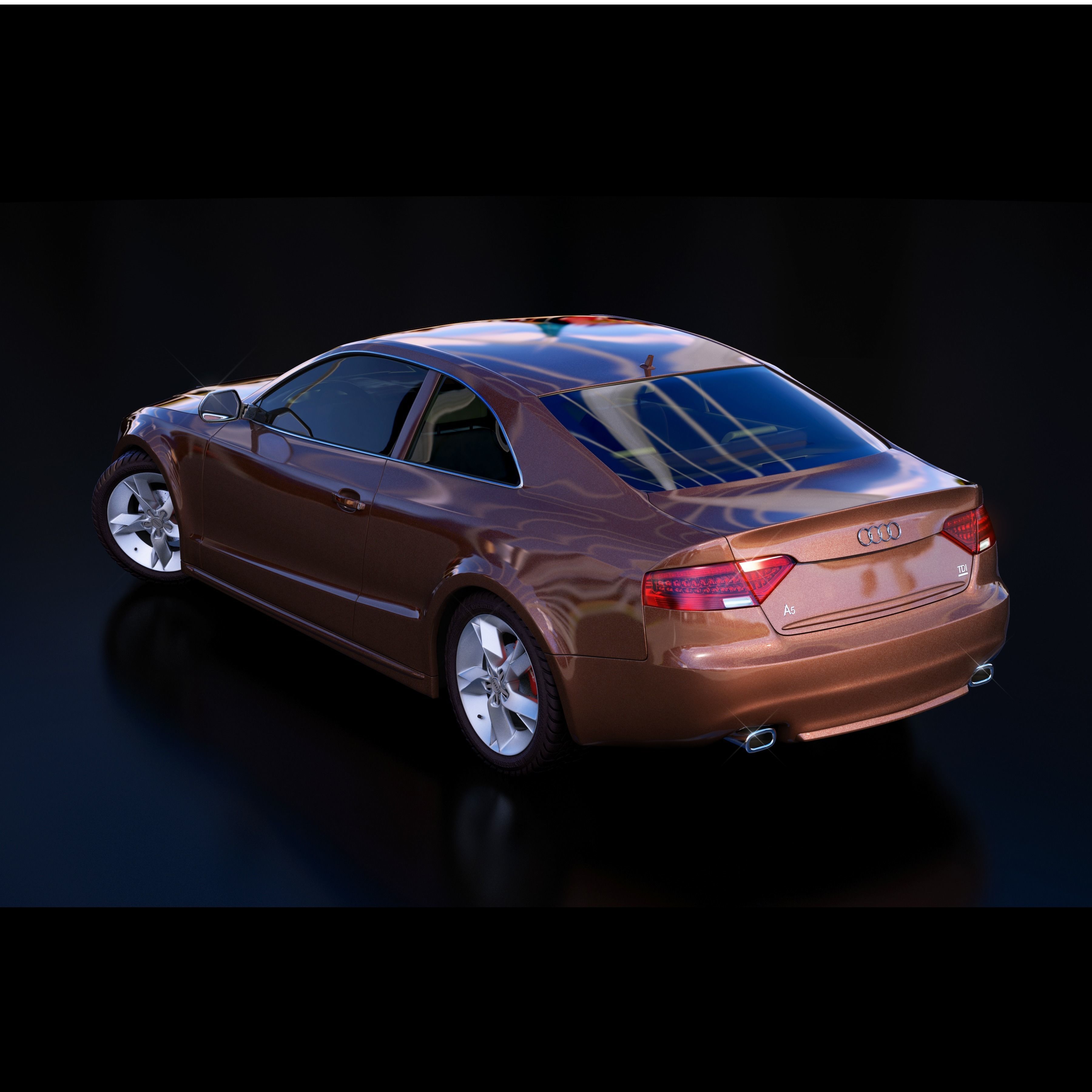 Audi A5 3D model | CGTrader