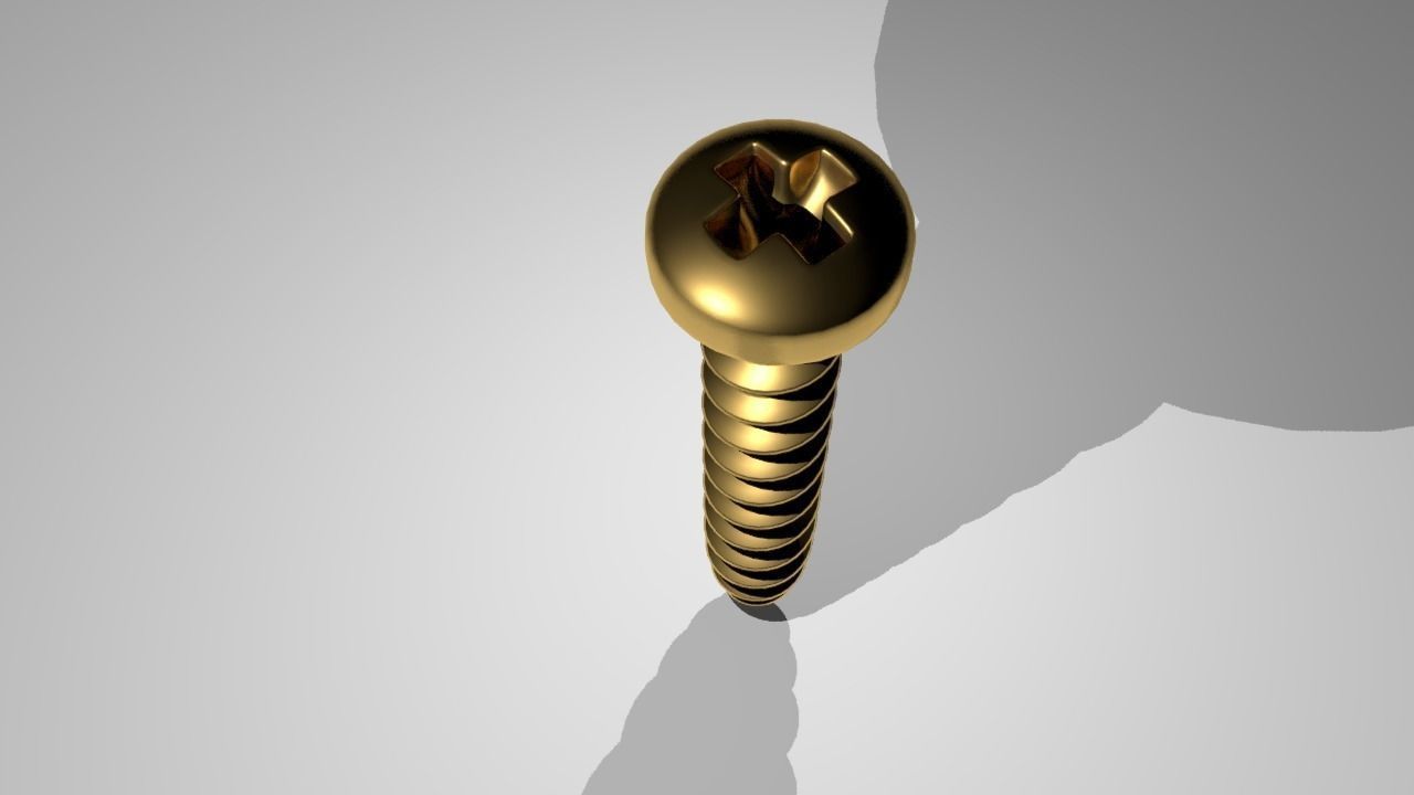 Phillips Head Screw 3D model | CGTrader