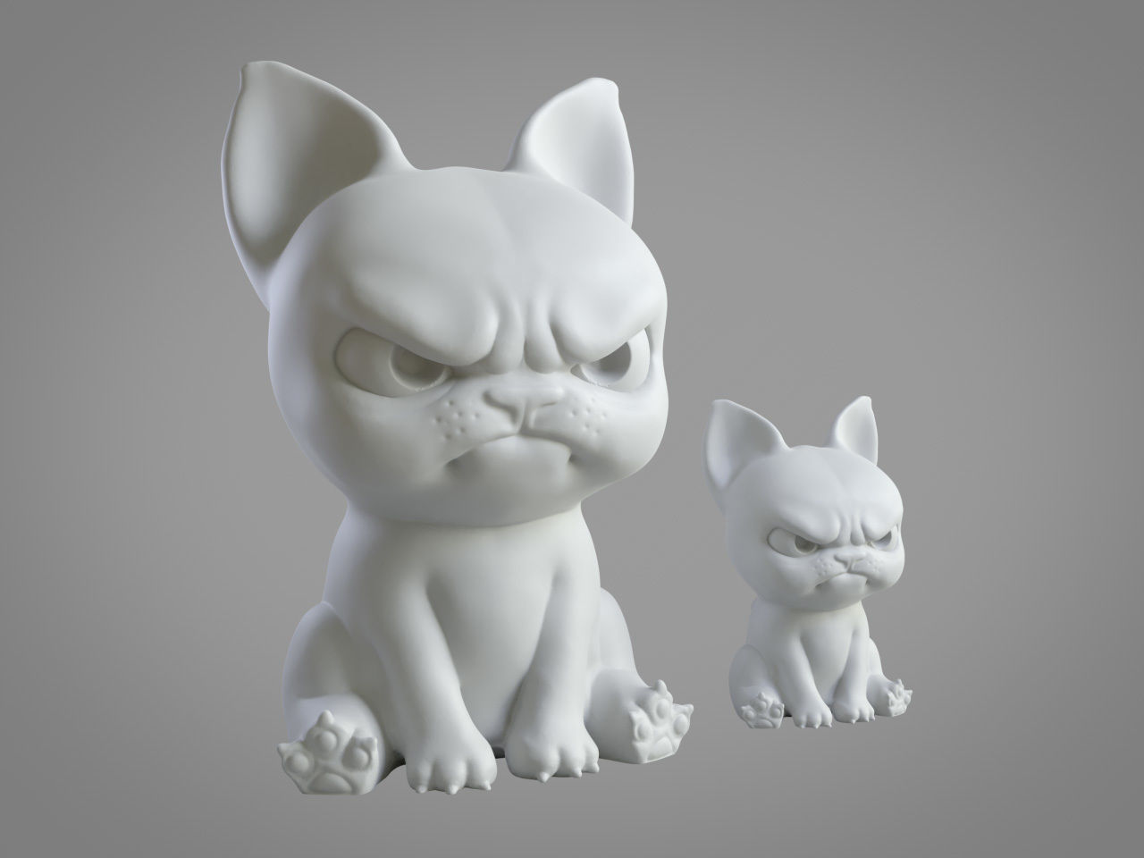 Grumpy Kitty 3D model 3D printable | CGTrader