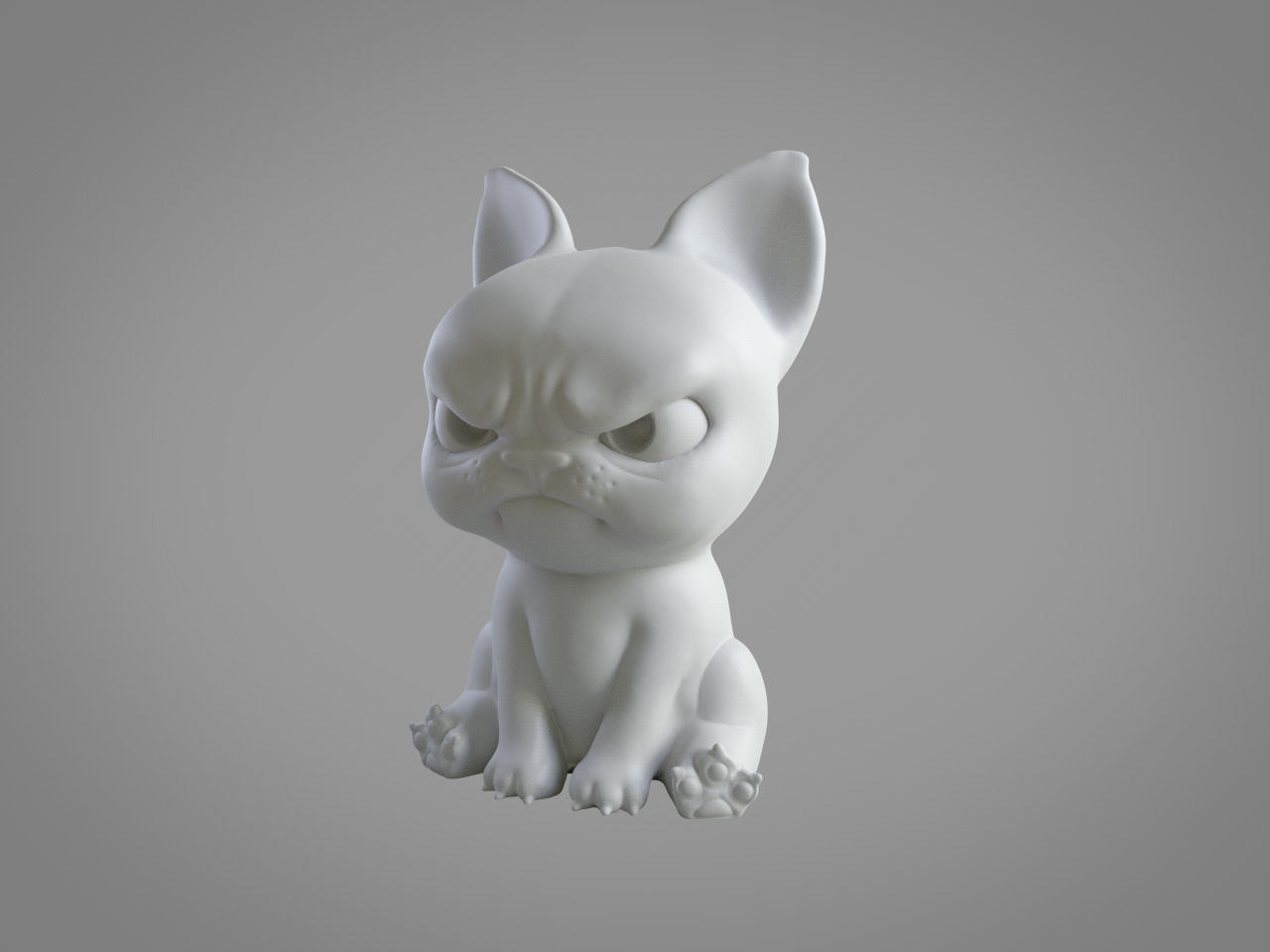 Grumpy Kitty 3D model 3D printable | CGTrader