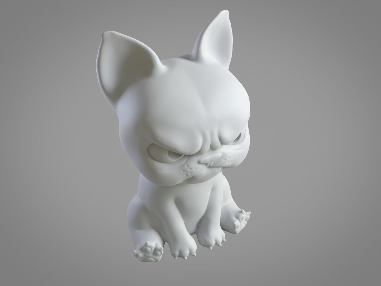 Grumpy Kitty 3D model 3D printable | CGTrader