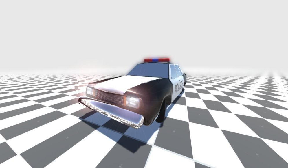 3D model Police Car Low-poly VR / AR / low-poly | CGTrader