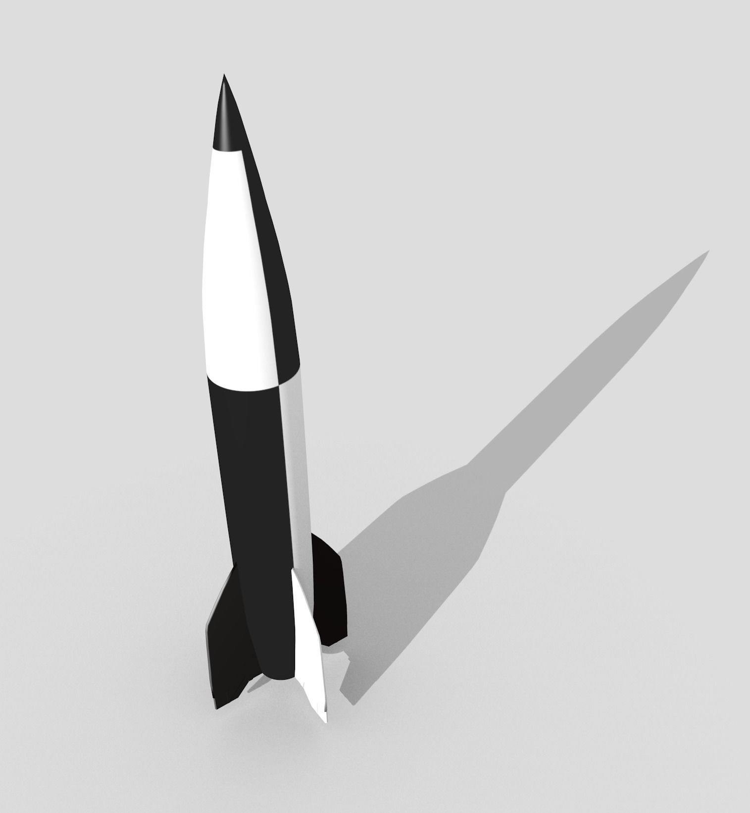 3D model V-2 Fau-2 VR / AR / low-poly | CGTrader